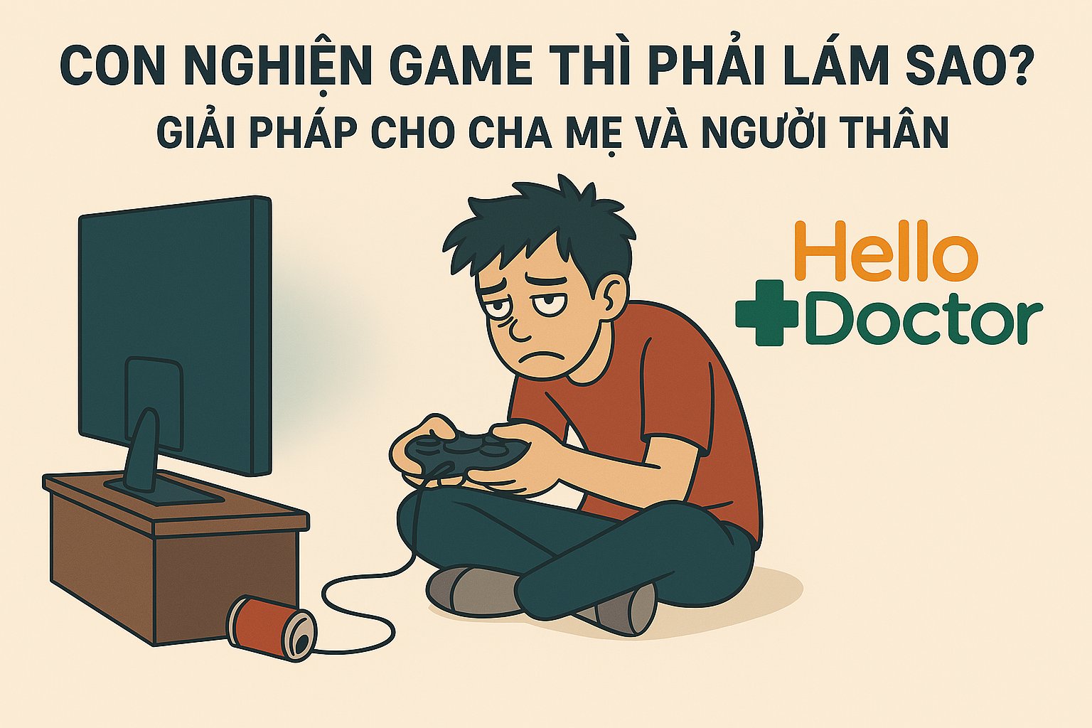 Con nghiện game thì phải làm sao? Giải pháp cho cha mẹ và người thân