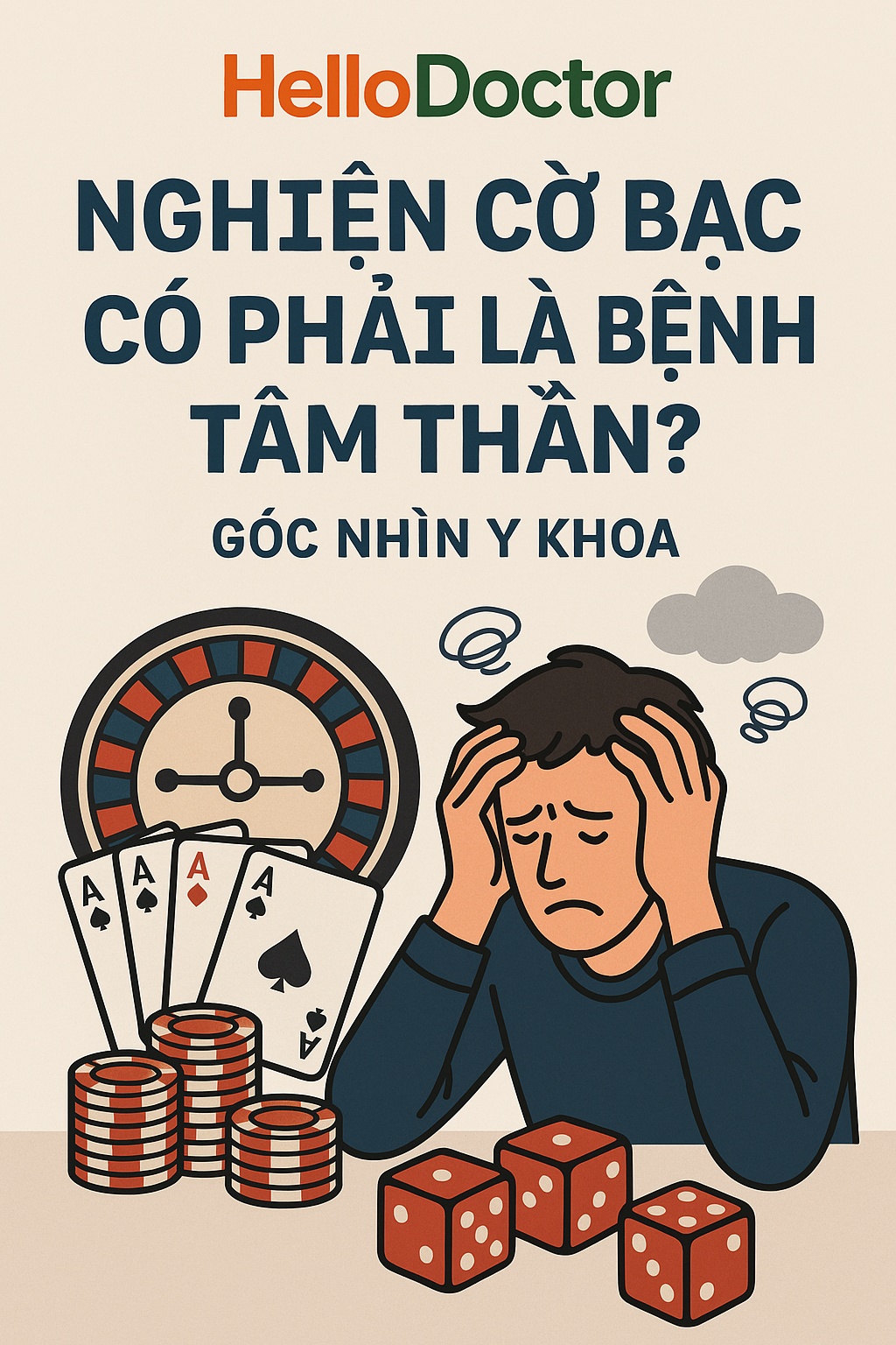 Nghiện cờ bạc có phải là bệnh tâm thần? Góc nhìn y khoa